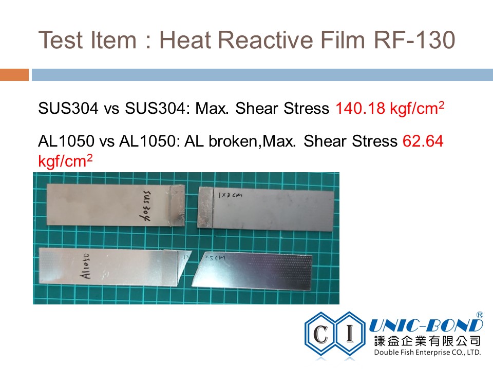 New product announcement_ Heat reactive adhesive film/ RF-130 Series ...